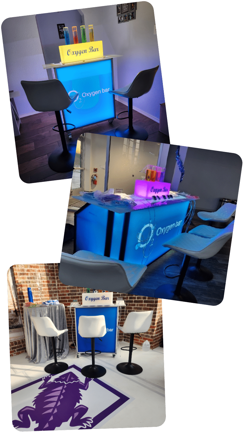 Whats Included: O2 Oxygen Bar Rental Services in Fort Worth